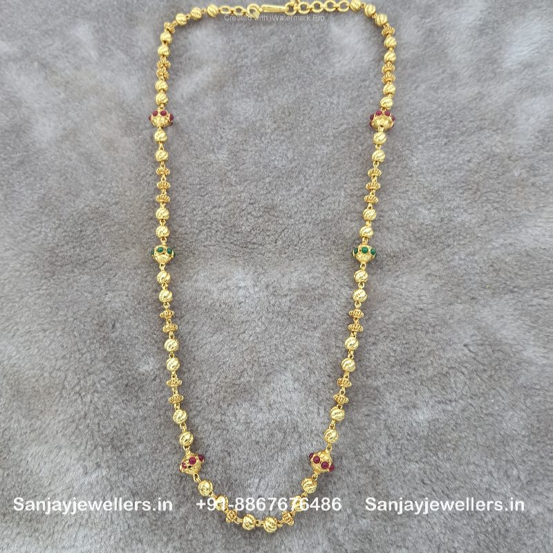 92.5 Silver | Gold Polished Chains - Sanjay Jewellers